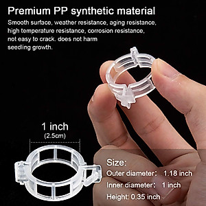 200PCS Plant Support Garden Clips, Vegetable Tomato Supports Trellis Clip Tape for Climbing Crop Vine Twine String Cage Ties Stakes, Grow Strawberry Rose Grape Cucumber Orchid Pea Pothos Melon Tree
