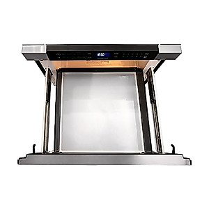 SHARP SMD2440JS 24 in. 1.2 cu. ft. Built-In Stainless Steel Microwave Drawer Oven