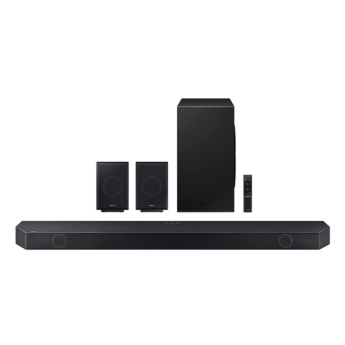SAMSUNG HW-Q990C/ZA 11.1.4 ch. Wireless Dolby Atmos Soundbar and Rear Speakers 2023 (Renewed) Bundle with 2 YR CPS Enhanced Protection Pack