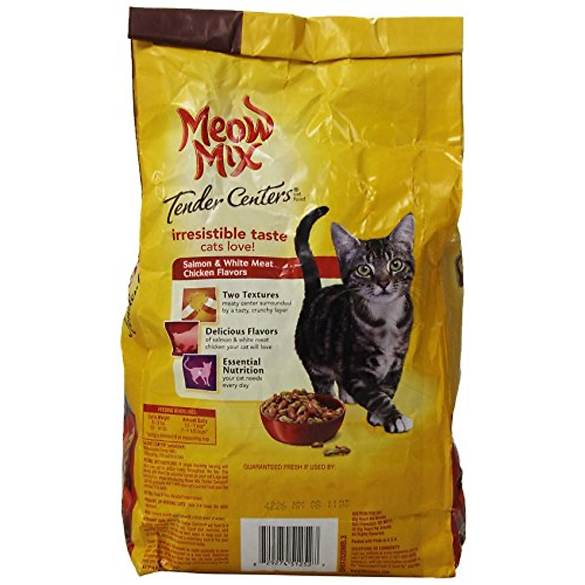 Meow Mix Tender Centers, 3-Pound (Pack of 3), Salmon & Chicken