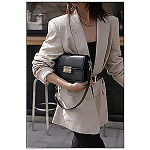 Kingten Women Leather Crossbody Bag Small Crossbody Purse Clutch Purse Crossbody Handbag