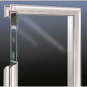 National Door Company, Exterior Single Door, Steel, 32" x 80", Full Lite, Clear Glass Collection, Right-Hand Inswing