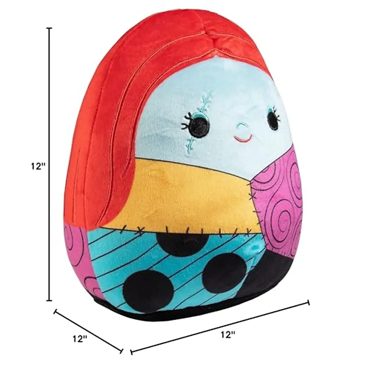 Squishmallows 12" Jack and Sally - Nightmare Before Christmas Official Kellytoy Halloween - Cute and Soft Plush Stuffed Animals -Set of 2 - Great Gift for Kids - Ages 2+