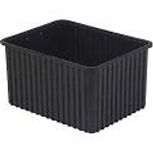 LEWISBins ESD-Safe Divider Box, 22-13/32"L x 17-13/32"W x 12"H - Lot of 3
