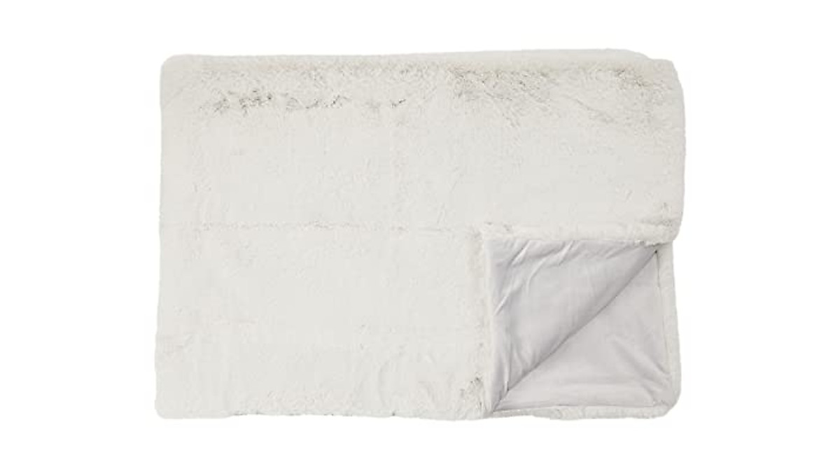 Bokser Home Faux Fur Throw 50x70 - Plush & Warm Blanket