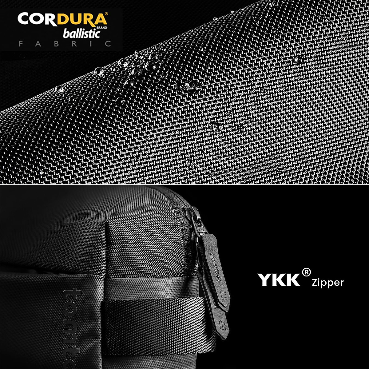 tomtoc Compact EDC Sling Bag, 4.5L Minimalist Chest Shoulder Backpack Crossbody Bag for Men and Women, Water-resistant Lightweight Everyday Carry Casual Bag for Tactical, Travel, Work, Gym, Sport