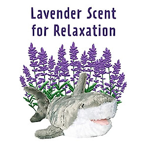 Warm Pals Microwavable Lavender Scented Plush Toy Weighted Stuffed Animal - Samuel Shark