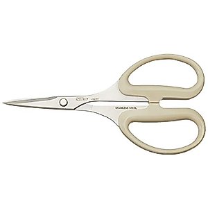 Misuzu Silky All-Purpose Scissors, 6.5 inches (165 mm), Gray