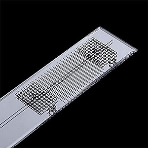 sdroceRyaM Turntable Phonograph LP Phono Cartridge Stylus Alignment Protractor Adjustment Tool - Mirrored Surface for Precision