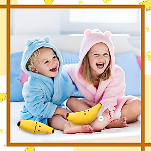 Hiboom 12 Pcs Banana Plush Pillow Stuffed 7.87 Inch, Plush Toys Banana Pillow, Cute Fruit Toy, Soft and Cute Sleeping Doll, Suitable for a Neap Pillow and a Lovely Present for Boy Girl