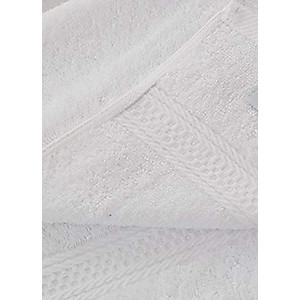 Excellent Deals Wash Cloth [12 Pack, White] - 100% Cotton Washcloth 12" x 12" - Absorbent and Soft Bathroom washcloths - Machine Washable Facecloth - Lint Free Face Towels