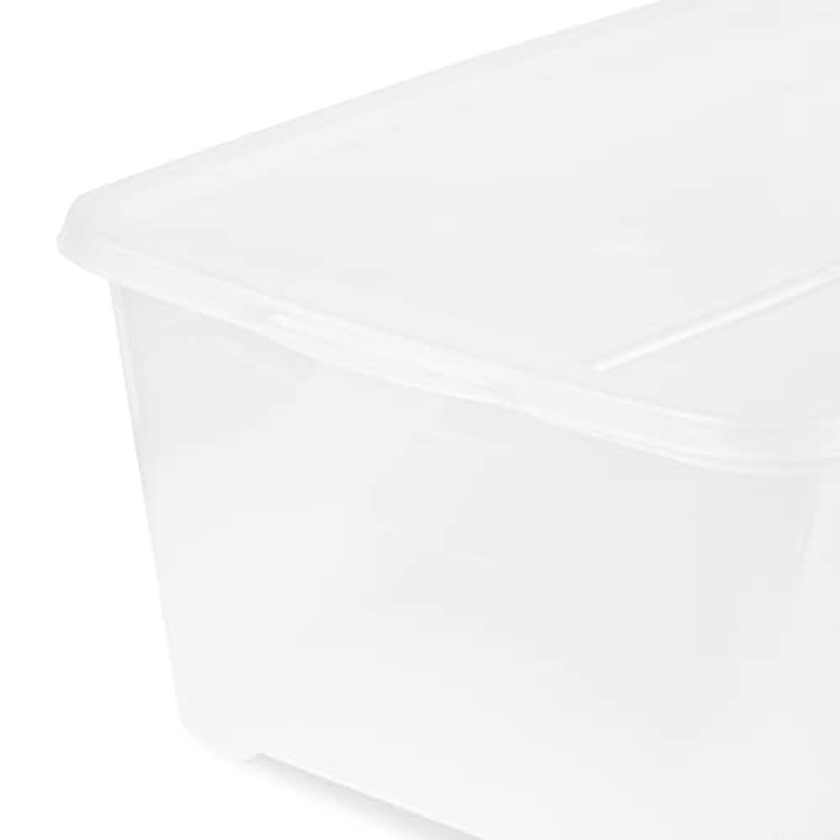 Life Story 5.5Q Rectangular Clear Plastic Protective Storage Shoe Box (72 Pack)