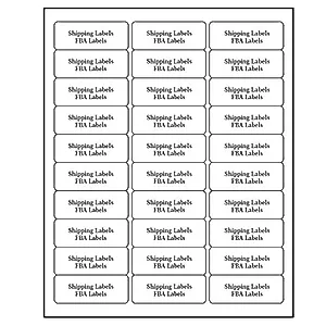Address Labels for Inkjet Printers 1" x 2-5/8", Pack of 3000 Labels