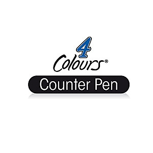 BIC Ballpoint Pen 4 Colours 2 Items Blue