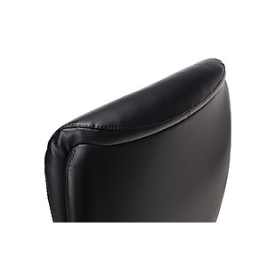 HON Basyx Bolster Commercial-Grade Executive Chair, Office, Black Bonded Leather