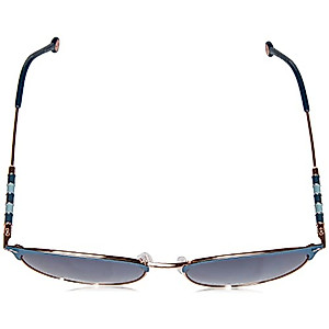 Carolina Herrera Gradient Dark Green Square Ladies Sunglasses CH 0037/S 0PEF 08 58