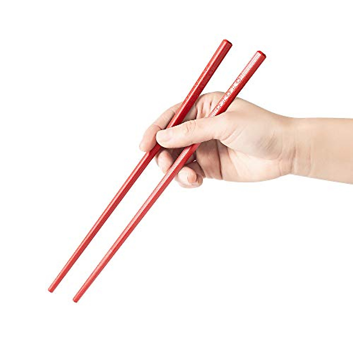 SUPJOYES 5 Pairs Fiberglass Chopsticks - Multicolor Reusable Chopsticks Dishwasher Safe, Japanese Chinese Chop Sticks with Cherry Blossom Pattern, 9 1/2 Inches