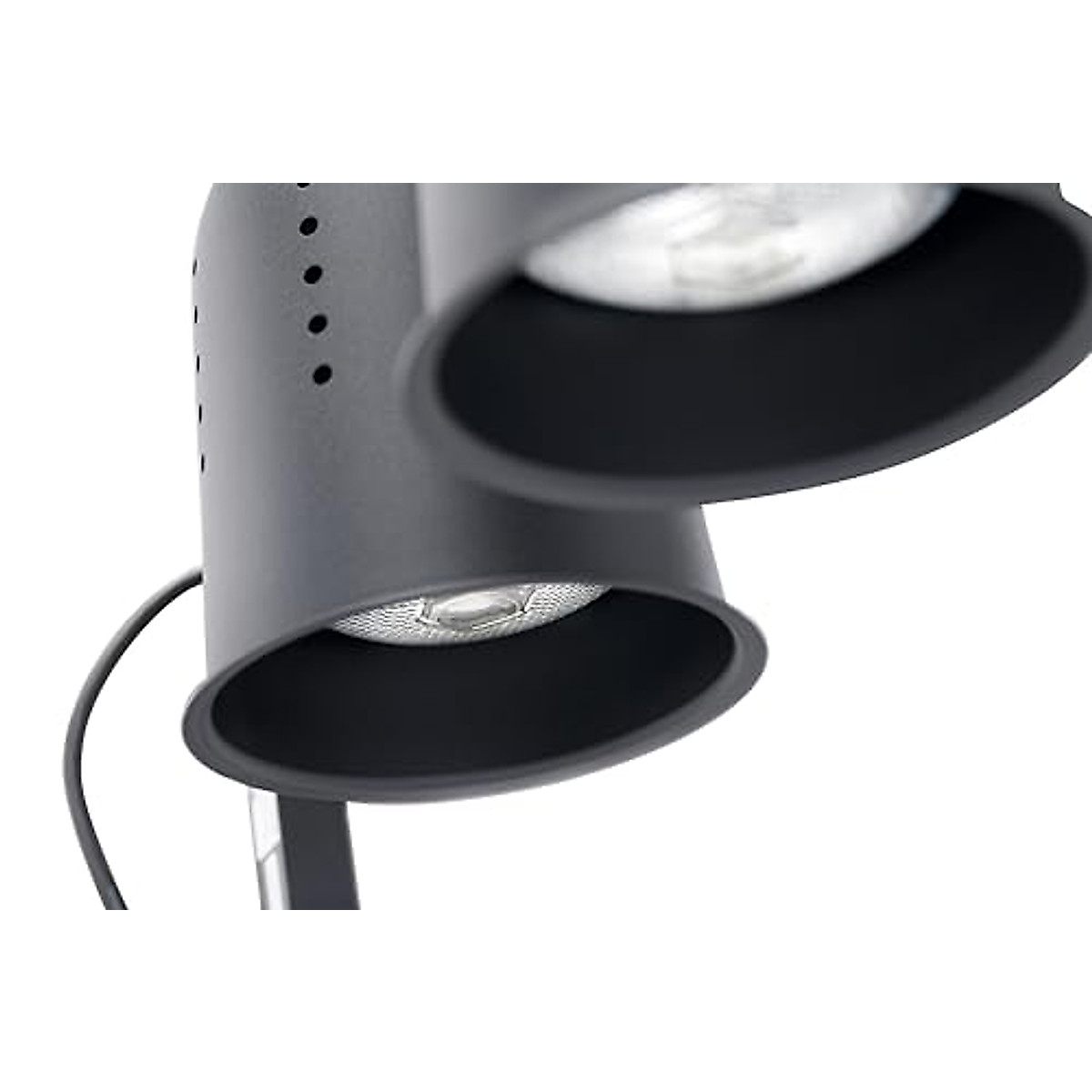 Kratos Bulb Warmer, Two Bulb Heat Lamp, Black, 120V, 500 Watts, Countertop Food Warmer for Restaurants (31M-004)