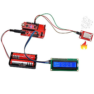 Hailege Nano IO WiFi Shiled for Nano V3.0 ATmega328P IO WiFi Expansion Board Compatible to Zigbee Xbee NRF24L01 Support by 7-12V External Power Supply