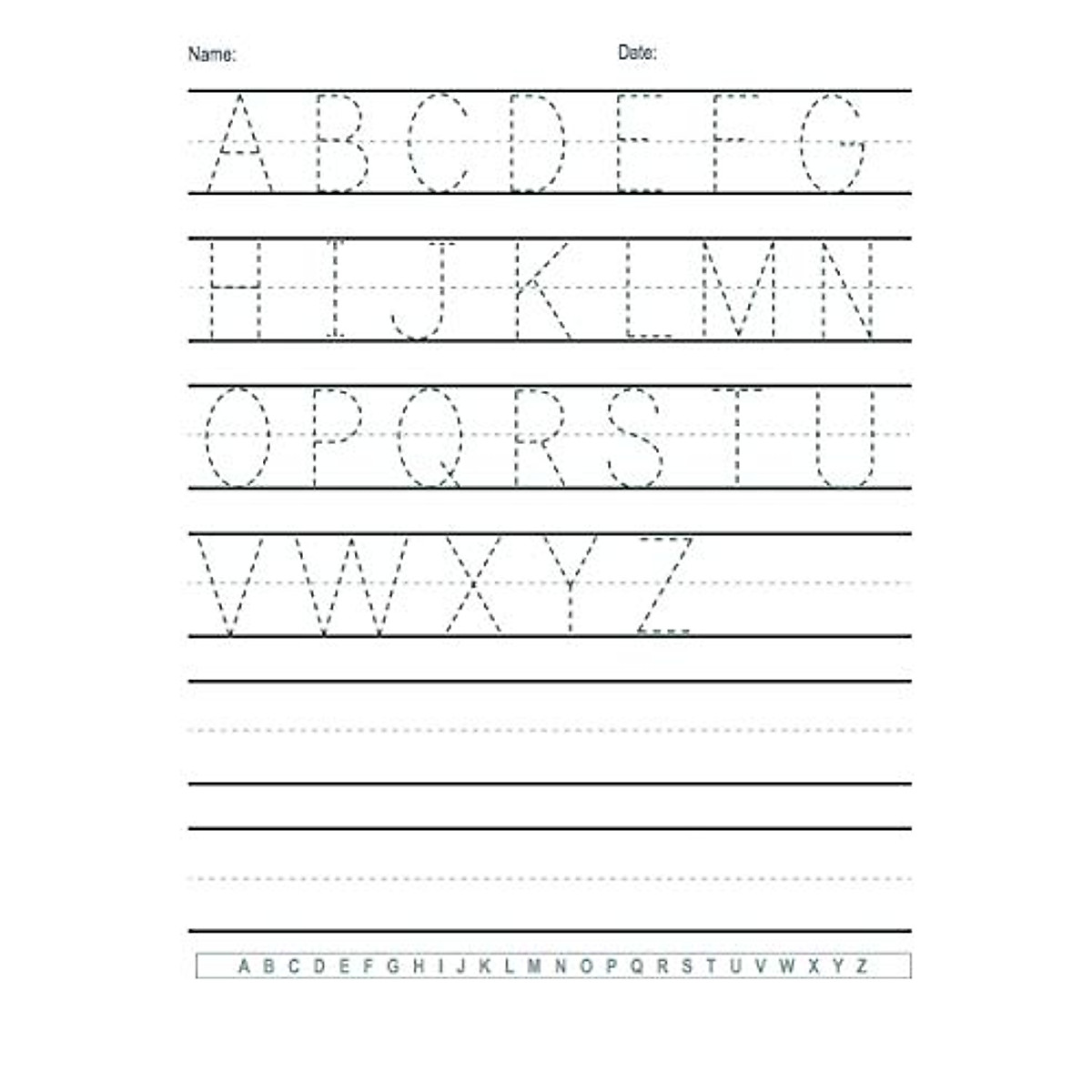 Trace Letters: Alphabet Handwriting Practice workbook for kids: Preschool writing Workbook with Sight words for Pre K, Kindergarten and Kids Ages 3-5. ABC print handwriting book