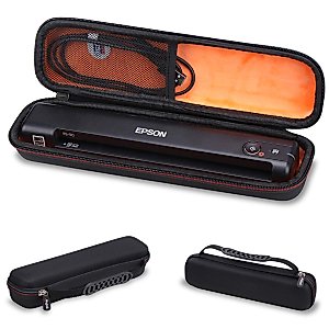 Mchoi Hard Portable Case Compatible with Epson Workforce ES-50/ES-55R/ES-60W/ES-65WR/DS-30/DS-70/DS-80W Wireless Portable Sheet-fed Document Scanner