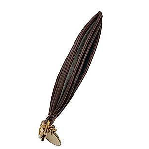 Fossil Women's Polly Leather Wallet Slim Minimalist Card Case with Keychain, Brown (Model: SL6455200)