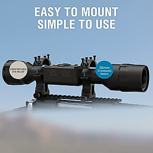 ATN X-Sight LTV 3-9x Ultra Light Day/Night Hunting Scope w/ QHD+Sensor, Video Record, 10hrs+ Battery Power