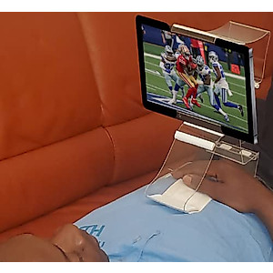 Hstand for Smartphones, Tablet, e-readers, Kindle, Kobo, Nook, iPhone, iPad for Bed, Switch. Adjustable Clamp Holder for Phone, Tablet, iPhone, iPad, Switch Reading and Gaming in bed