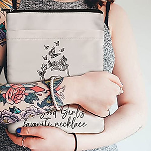 MAOFAED A Good Girl's Favorite Necklace Book Sleeve Book Lover Gift Spicy Romance Reader Smut Lover Gift (Favorite Necklace)