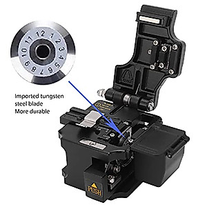 Fiber Cleaver,High Accuracy Optical Cable Cutting Knife with Automatic Knife Return Function, for FTTH Tool Kit and Hot Melting Cold Splicing