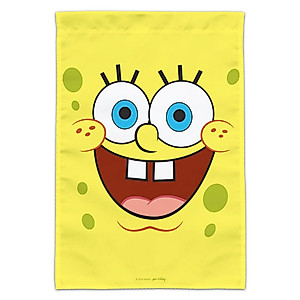SpongeBob Goofy Smile Face Garden Yard Flag