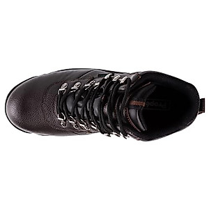 Propét Women's Shield Walker Construction Boot, Bronco Brown, 13 X-Wide