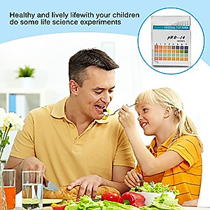 PH Test Strips,100 PH Strips Universal (ph 0~14),Litmus Paper PH Test Strips | Water Test Kit for Aquarium, Pool, Spa, Well & Tap Water,High Sensitivity Test Strips