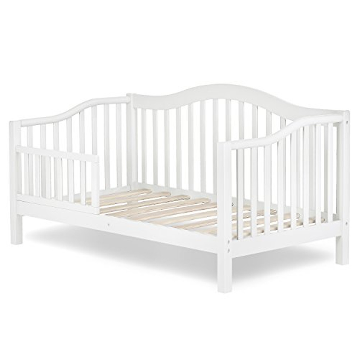 Dream On Me Austin Toddler Day Bed in White, Greenguard Gold Certified 54x30x29 Inch (Pack of 1)