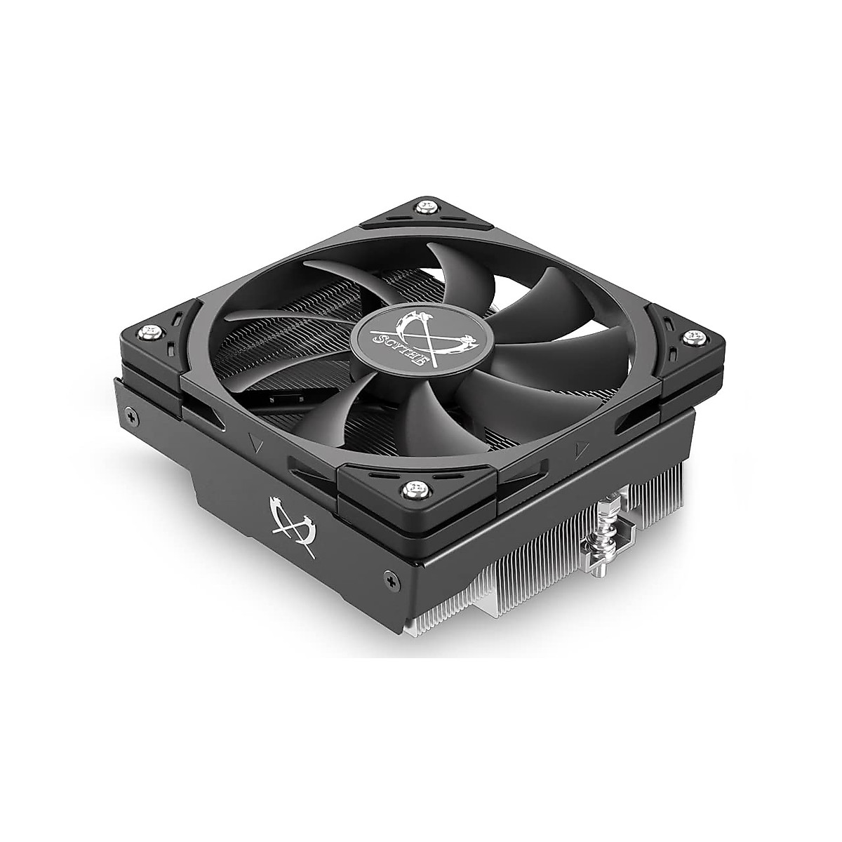 Scythe Big Shuriken 3 Rev.B CPU Air Cooler, 120mm Low Profile (67mm Tall), Intel LGA1700, LGA1151, AMD AM5/AM4/Ryzen