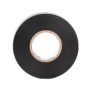 Duck Brand Economy Electrical Tape, 3/4-Inch by 60 Feet, Single Roll, Black (282289)