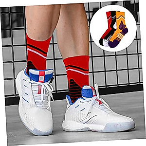 GAFOKI 3 Pairs Sports Socks Stocking Stuffers for Guys Slipper Socks Men's Athletic Socks Basketball Socks Men Breathable Socks Outdoor Socks Men Sweat Releasing Socks Breathable Socks