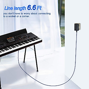 PKPOWER 12V AC Adapter Compatible with Korg PAD KAOSS KP2 KP3 R3 KA203 Dynamic Effects, Power Supply for Digital Piano KORG X50 KA-310 Micro-X 61-Key 88-Key SP170S SP-170S Micro X R3 MR-1000