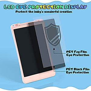 LCD Writing Tablet for Kids, ATMPC 10 inch Doodle Board with Lock Function, Erasable, Portable Drawing Board, Educational and Learning Toys for Boys and Girls Aged 3-6 Years