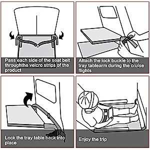 FIXMSV Toddler Airplane Bed, Portable Plane Bed for Kids, Flyaway Kids Bed Airplane with Magnetic Folding Puzzle, Plane Bed for Toddler is A Travel Necessity