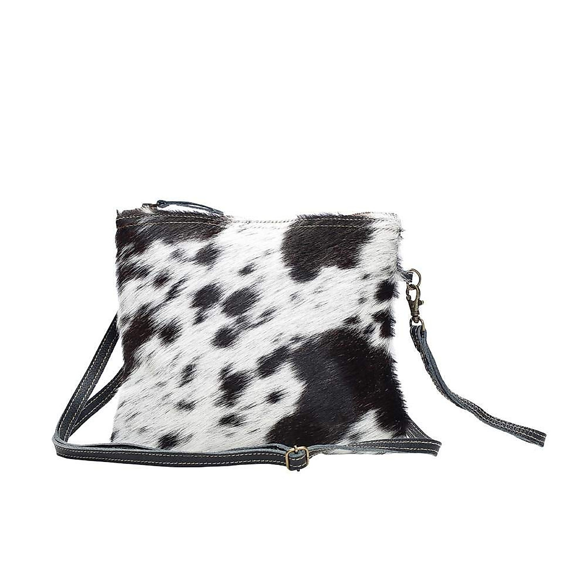 Black & White Cowhide Small Bag