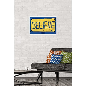 Trends International Ted Lasso - Torn Believe Wall Poster, 22.4L x 14.7W, Premium Unframed Version