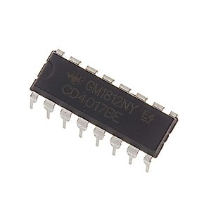 Bridgold 20pcs CD4017 Decimal Counter with Ten decoded outputs Pulse Distributor