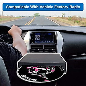External CD Player for Car via USB Radio Connection,Vehicle Portable CD Player for Android Navigation/TV/PC with USB Plug and Play