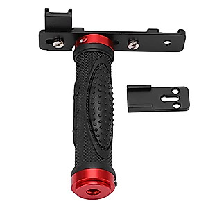 Pinsofy Handheld Holder Stand, 1/4 Inch Handheld Stabilizer Holder Universal Mini Portable for Smartphone for Action Camera for LED Video Light