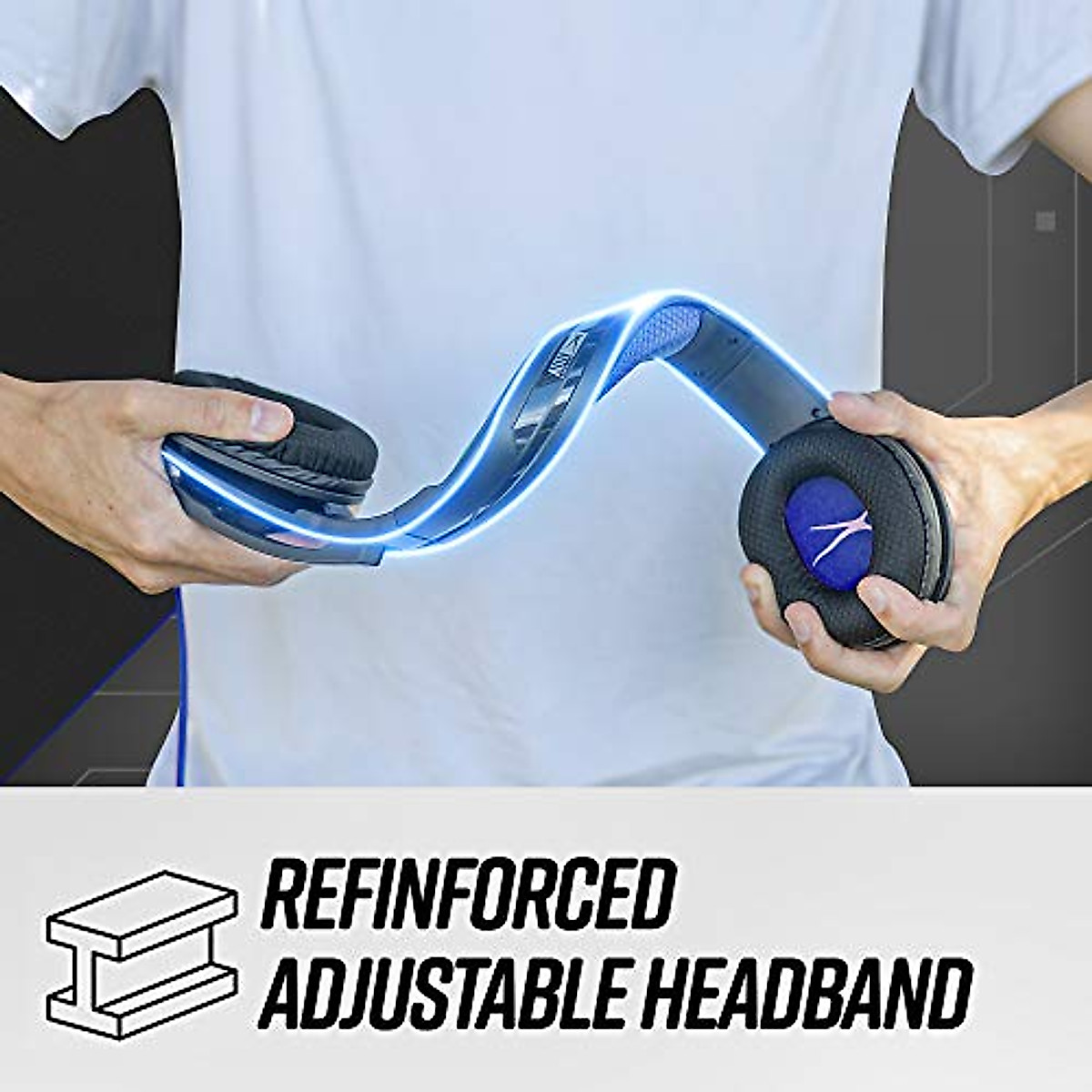 Premier Accessory Group Stereo Headphones, Gaming Headset for Mobile Phones, PC, PS4, and Xbox (AL2000)
