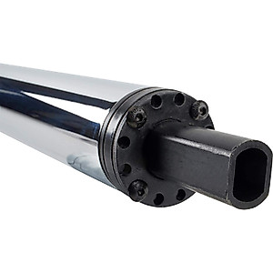 Universal GM 30-Inch Tilt Steering Column, Floor Shift, 5-Position Adjustable, Compatible with OE & Aftermarket Harnesses, 1969-1994 GM Specs, Includes Chrome Levers, Chrome