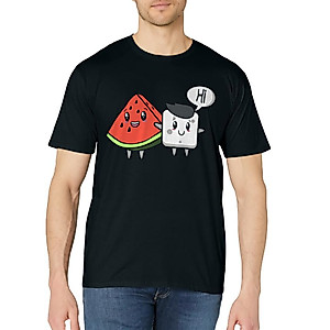 Watermelon Fruit Sugar Hi Funny Saying Quote Tropical Fruit T-Shirt