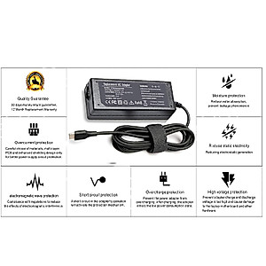 USB C Laptop Charger 65W 45W for HP Spectre X360 13-aw0013dx 13-aw0003dx 15-ch011dx Chromebook 14 G5 G6 X360 14-ca137nr 14b-ca0061 14db-0080nr 14-db0051cl 14-da0012dx 15-de0518wm Elite x2