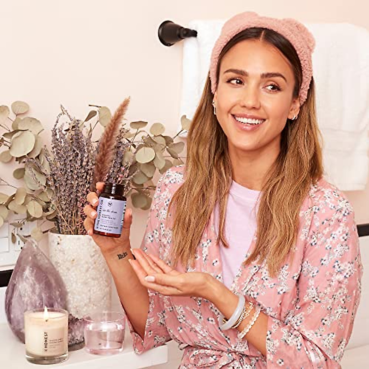 The Honest Company Live The Dream Nightly Sleep Health Supplement | Vegan, Non-GMO | 60 Count Capsules